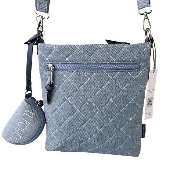 Rae Dunn | Bags | Rae Dunn Blue Denim Crossbody Bag Nwt | Poshmark